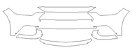 3M PPF Front Bumper Protection Film Clear Bra (Cut to Suit)