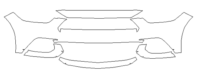 3M PPF Front Bumper Protection Film Clear Bra (Cut to Suit)